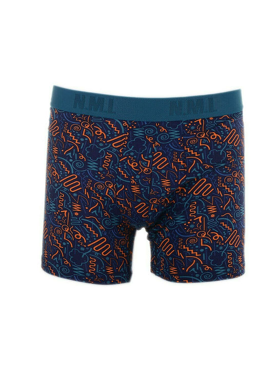 Αντρικα boxer - NAMALDI BOXER ΜΕ ΣΧΕΔΙΑ ΒΑΜΒΑΚΟΛΥΚΡΑ 90%ΒΑΜΒΑΚΙ 10%ΛΥΚΡΑ